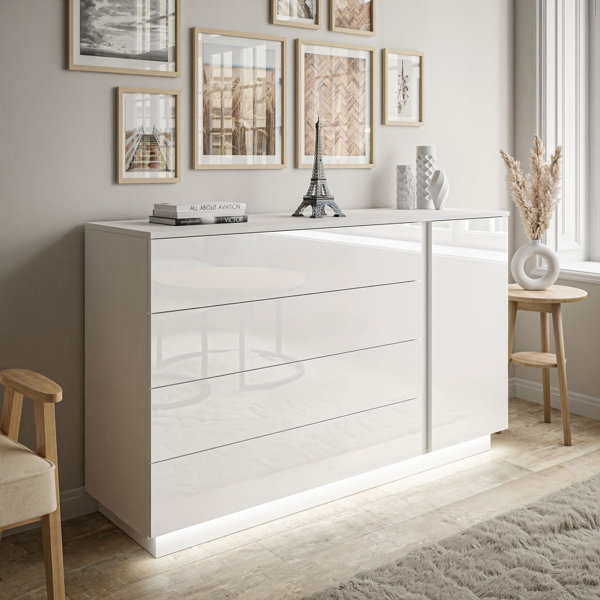 Wayfair sideboards white gloss store
